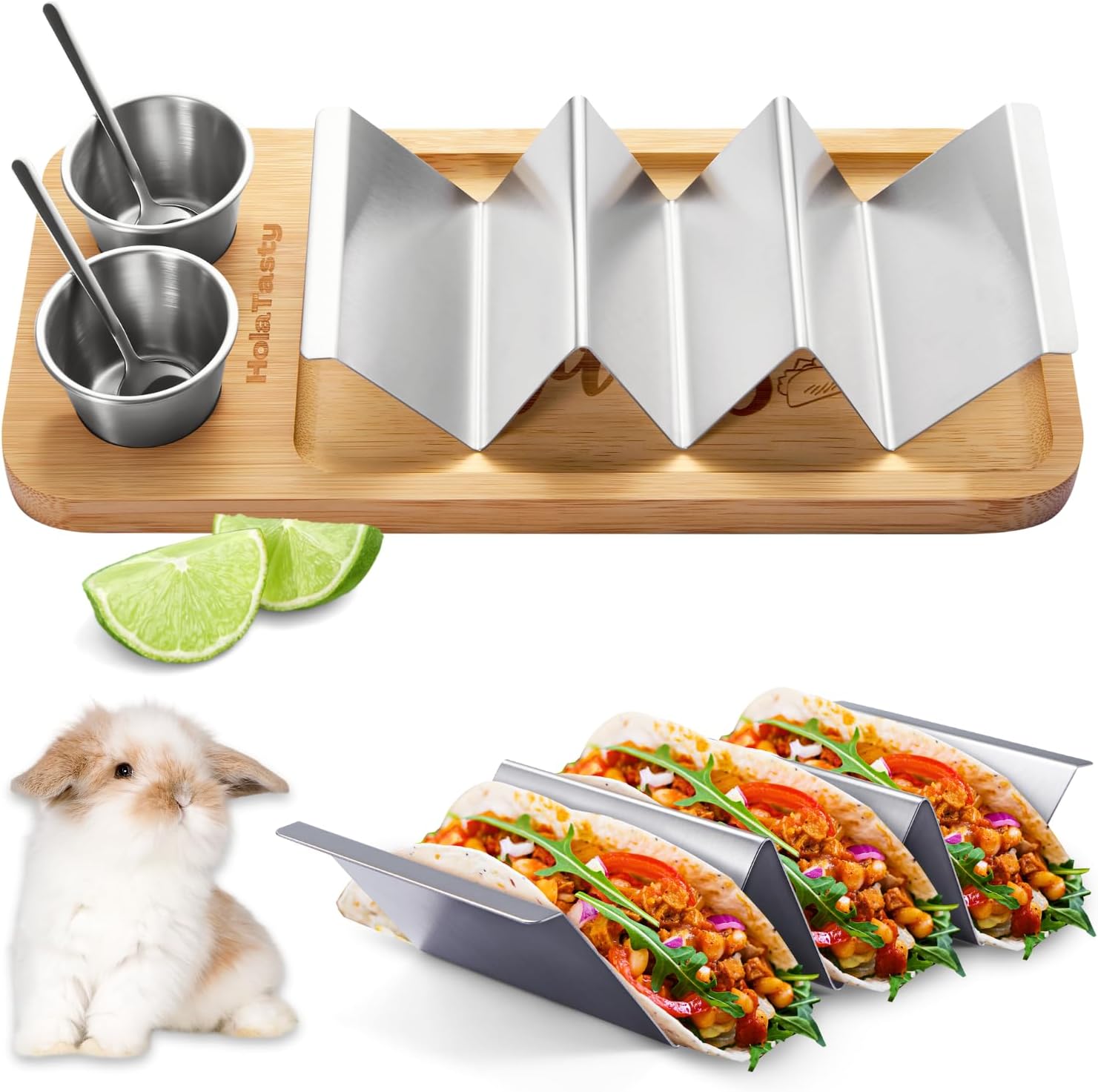 Amazon.com: Taco Tuesday Kit - Taco Bar Serving Set for a Party - 30oz ...