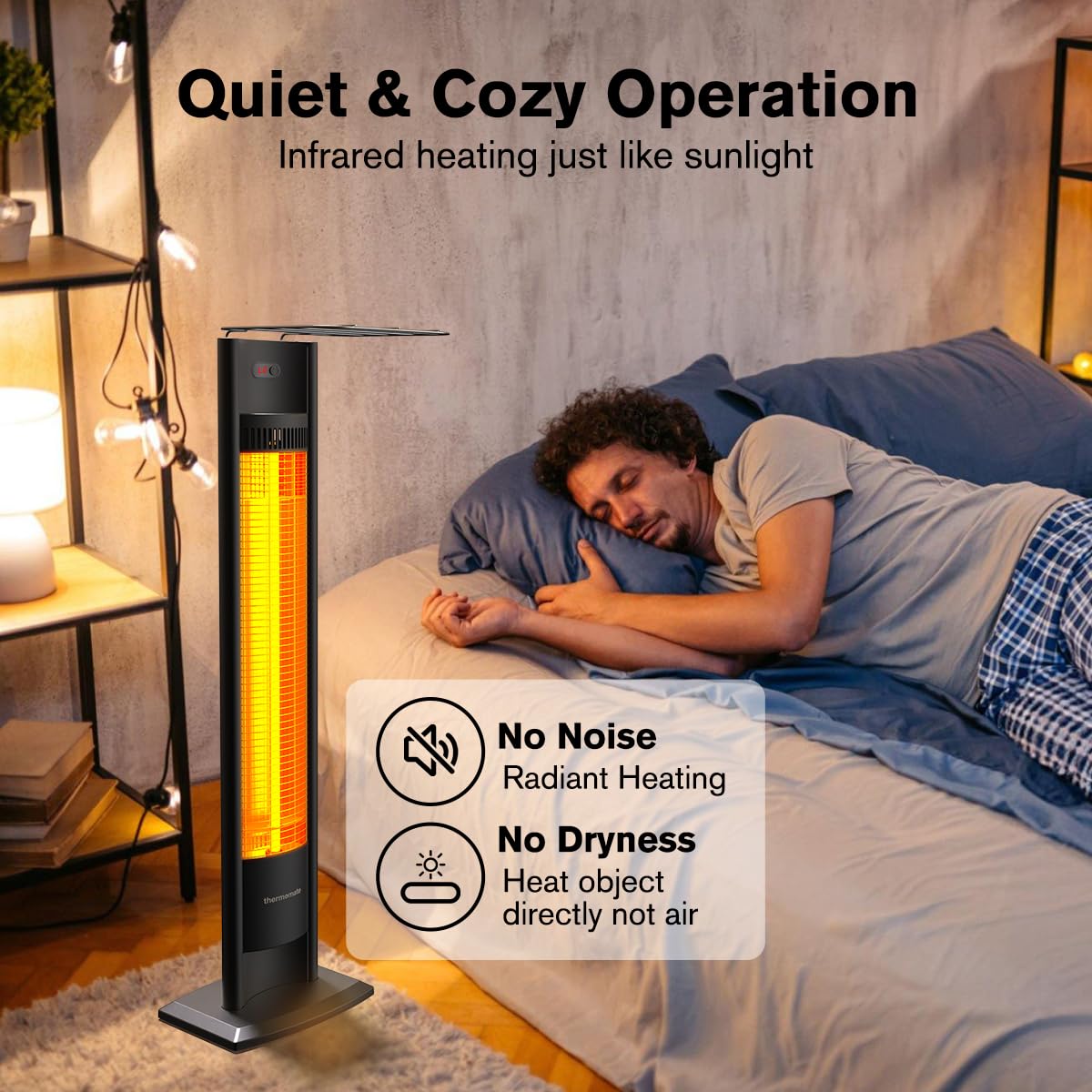 Snapklik.com : ThermoMate Outdoor Indoor Electric Patio Heater, 1500W ...