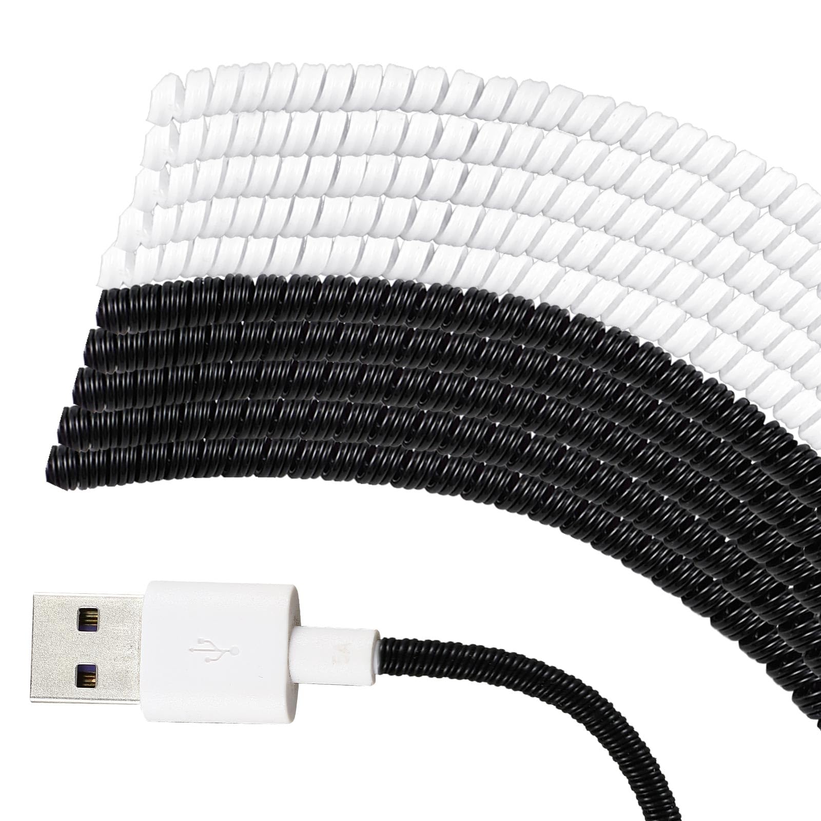 Amazon.com: Frienda 10 Pcs Spiral Cable Protector, Chargers Cable ...