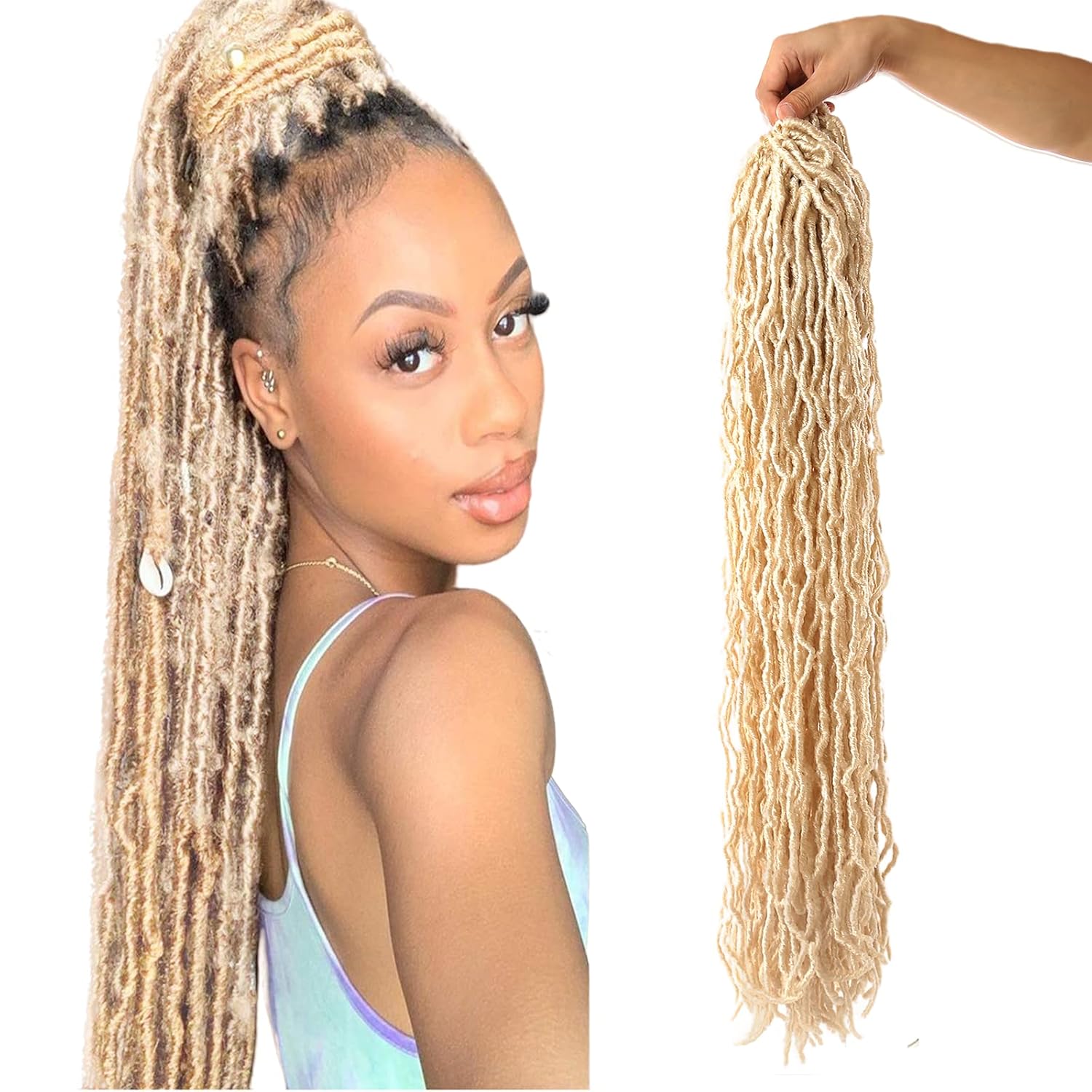 Amazon.com : Soft Locs 24 Inch 2 Packs Faux Locs Crochet Hair Whole ...
