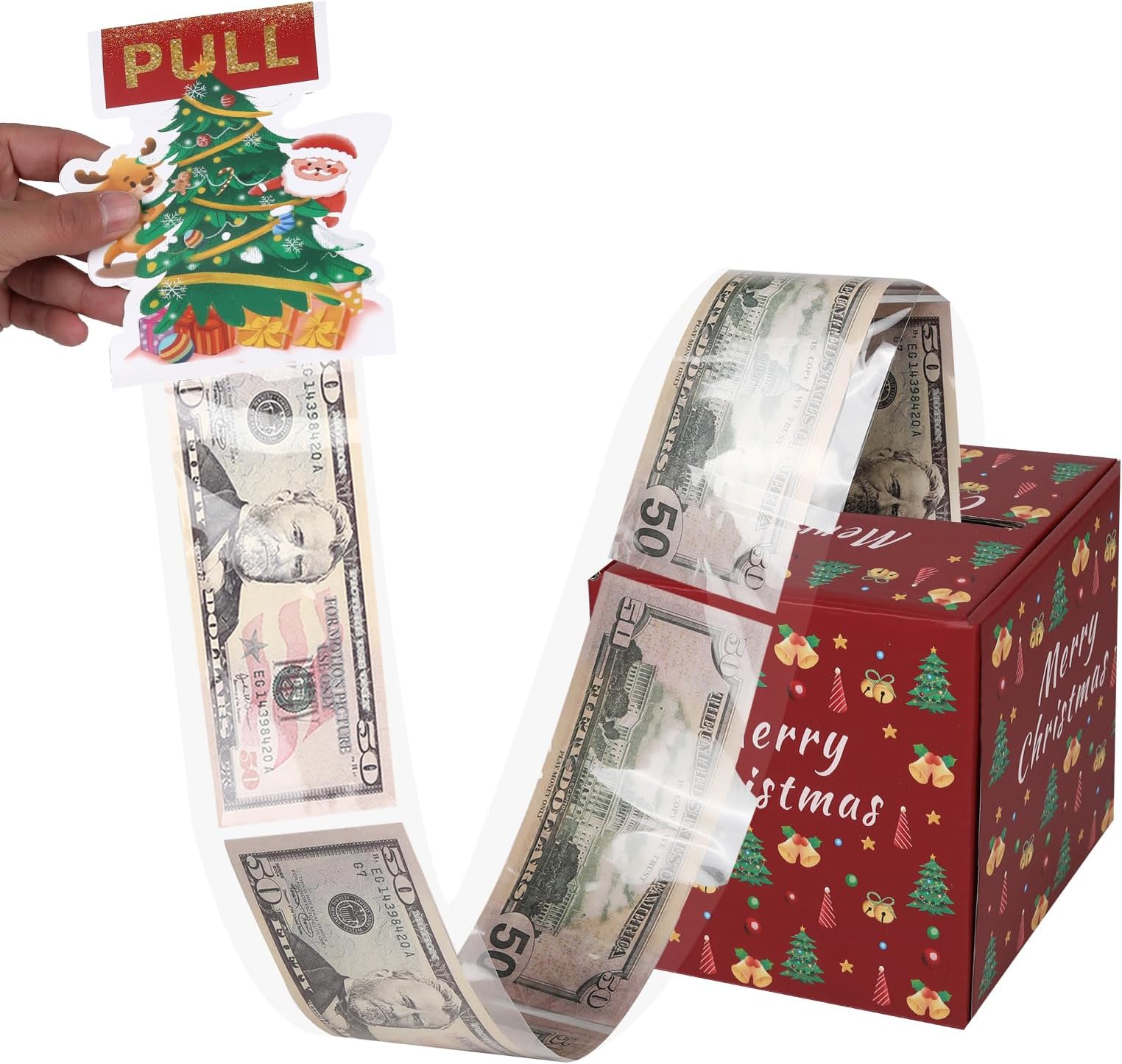 Amazon.com: Current Kraft Christmas Money Dispenser and Gift Set, 2-1/2 ...