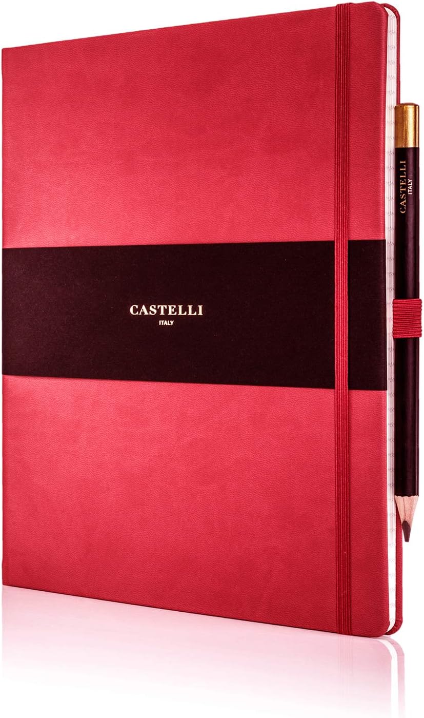 Amazon.com : Castelli RQ27/25-757 Large Lined Ruled Tucson Notebook ...