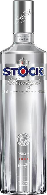 Stock Prestige Vodka, Authentic Six-Times Distilled Polish Vodka, 40% ...