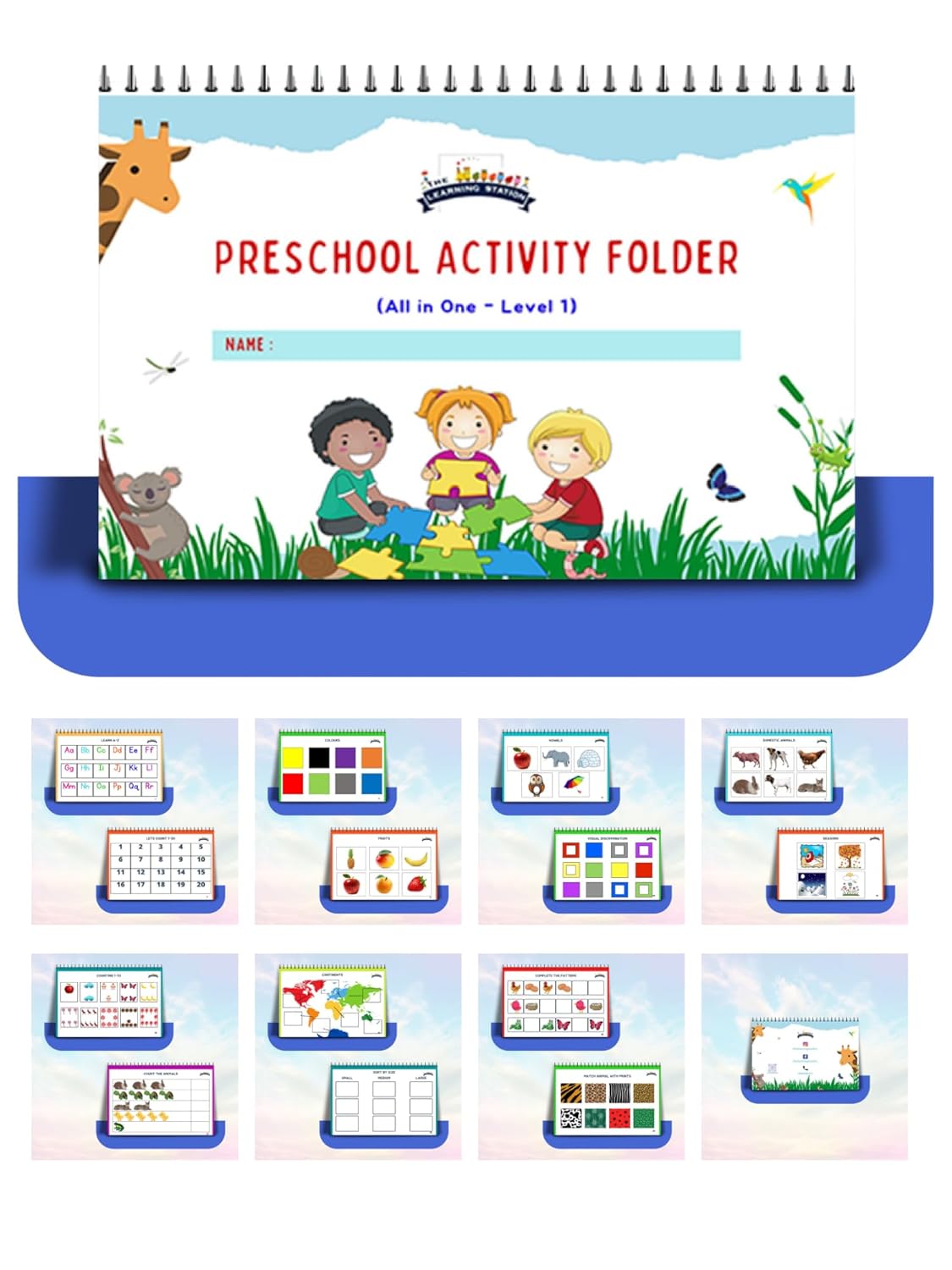 Buy The Learning Station Pre School Activity Folder | A busy book for ...