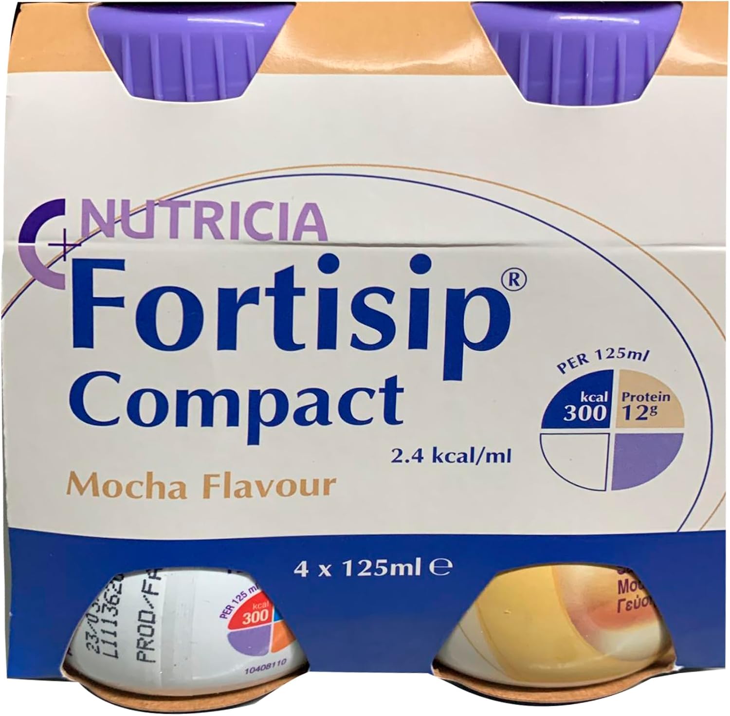 Fortisip Compact Mocha (4 x 125ml) : Amazon.co.uk: Health & Personal Care