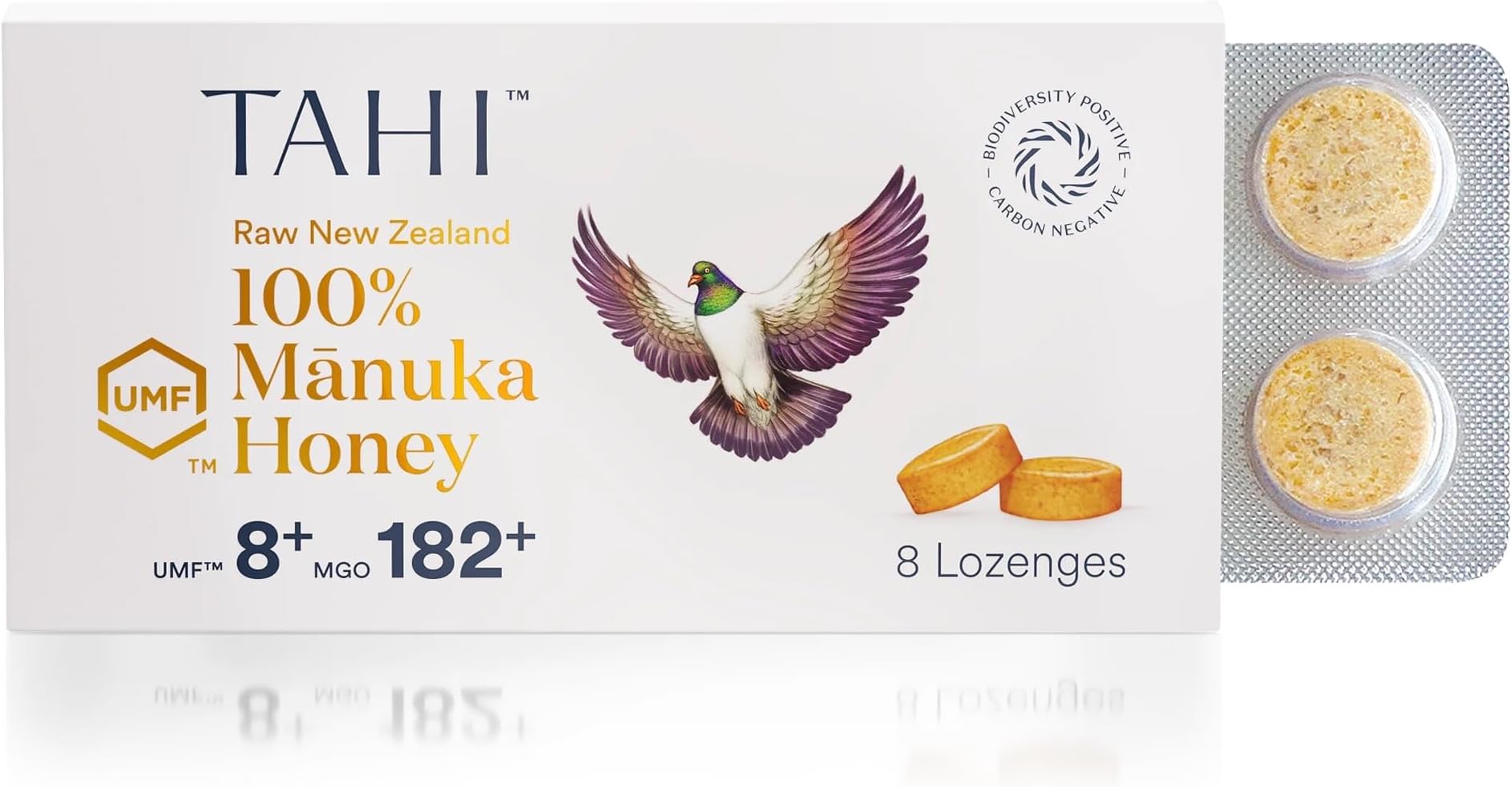 Tahi 100 Pure New Zealand Manuka Honey Lozenges Umf 8