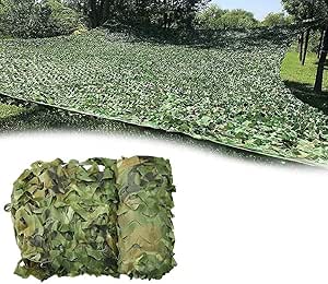 Amazon.com: JKIOOW Camouflage Netting 6.5 x 10ft Hunting Blind Camo Net ...