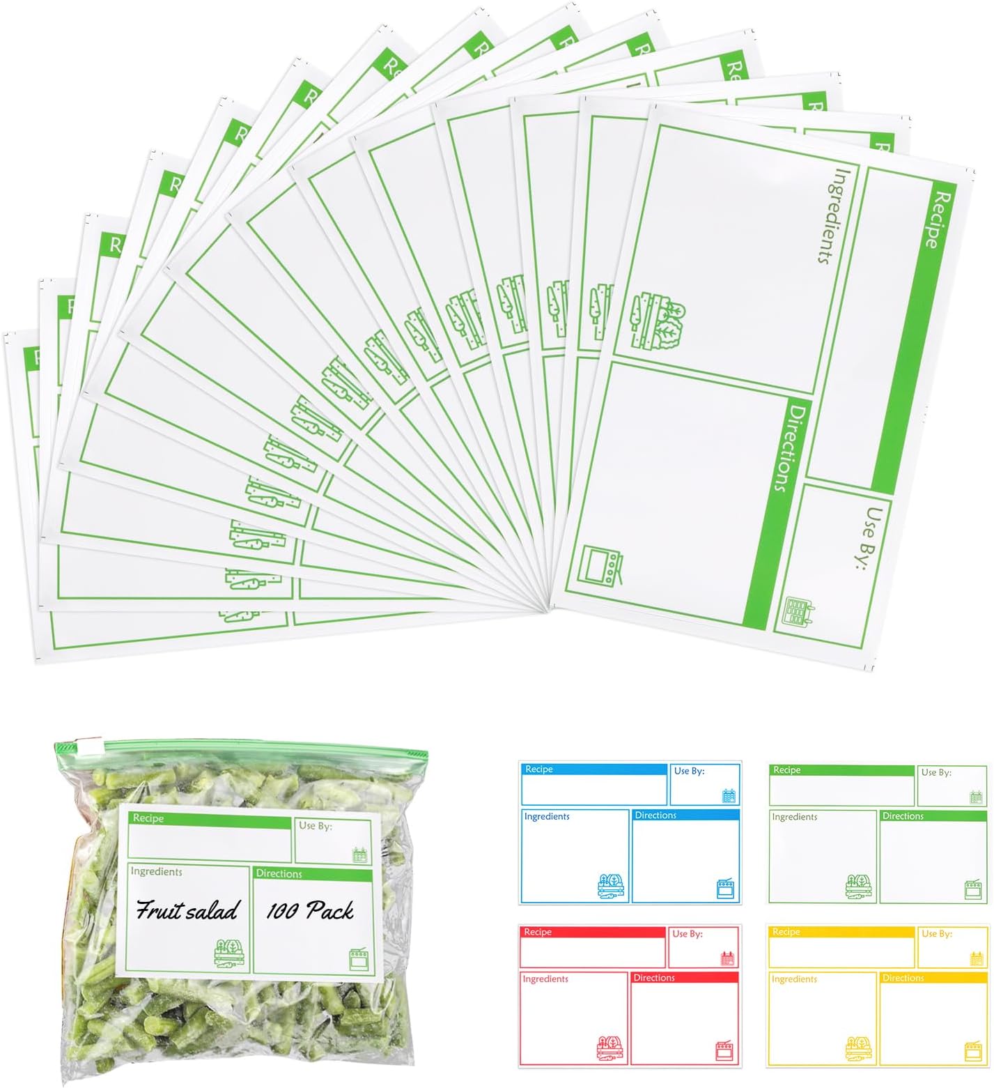 Amazon.com : Avery Freezer-Safe Food Container Labels, 1.25 x 1.75 ...