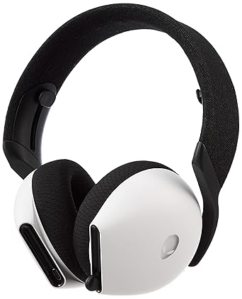 Alienware Dual Mode Wireless Gaming Headset - AW720H-Lunar, 2.4 GHz ...