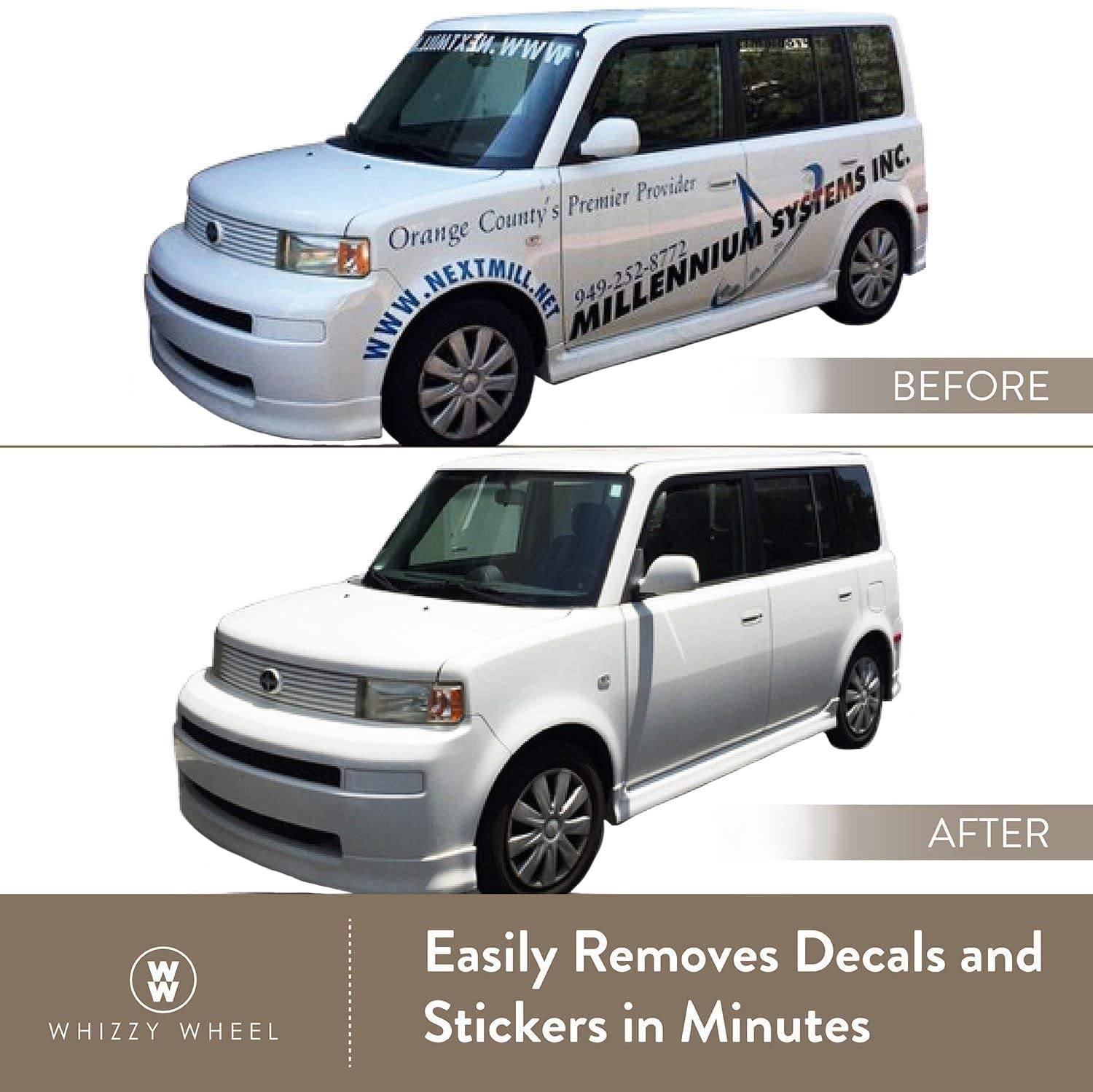 Snapklik.com : Whizzy Wheel Car Decal And Sticker Remover