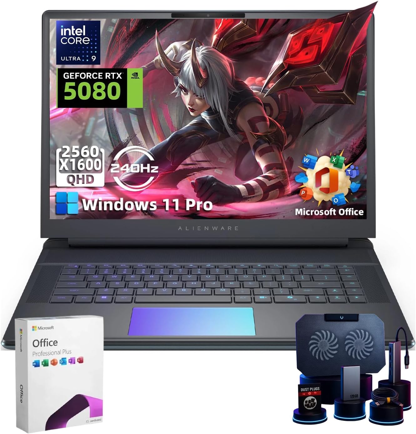 Amazon.com: Alienware 16 Area-51 Gaming Laptop - Intel 24-Core Ultra 9 ...