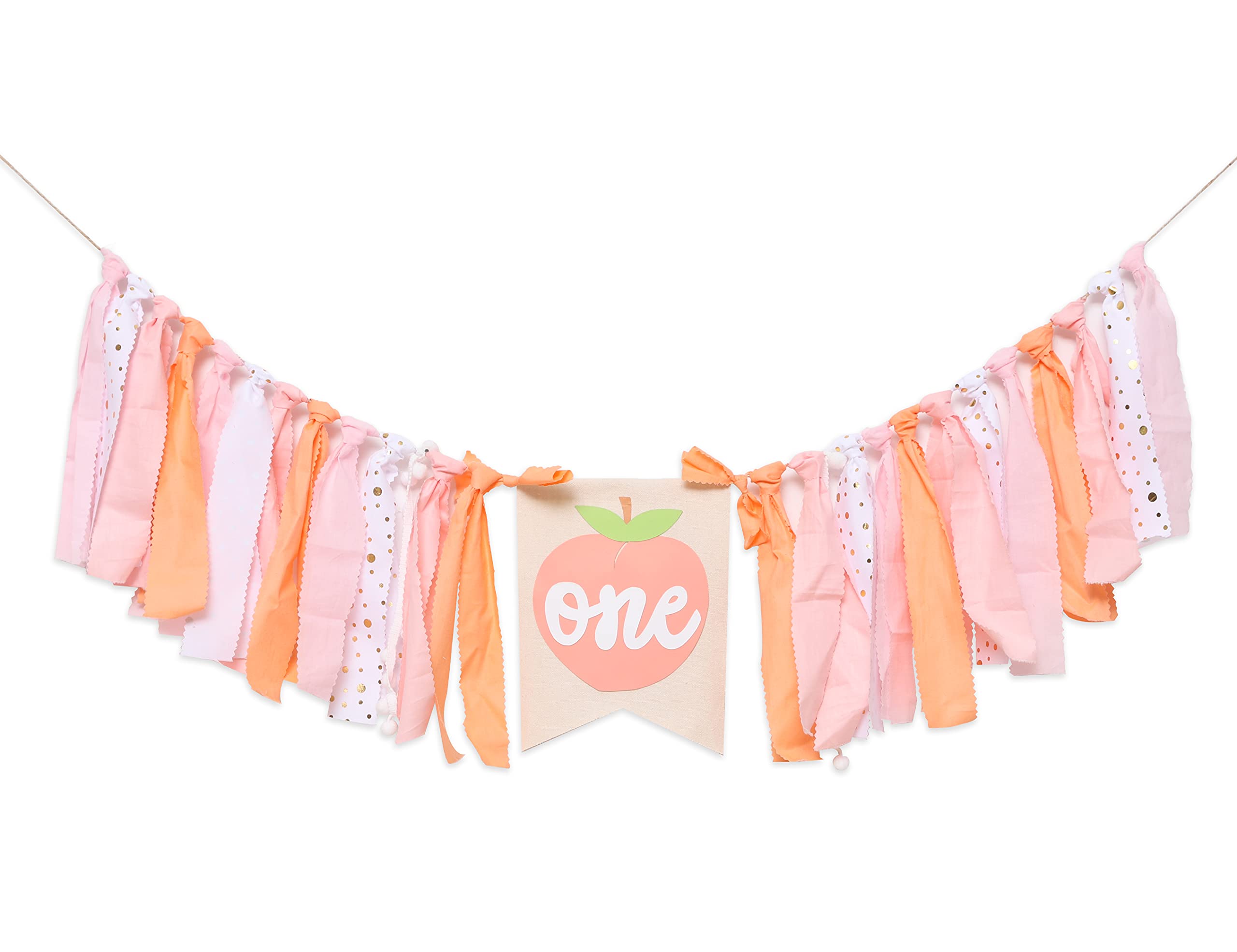 Buy Sweet Peach Highchair Banner for 1st Birthday - Sweet Peach 1st ...