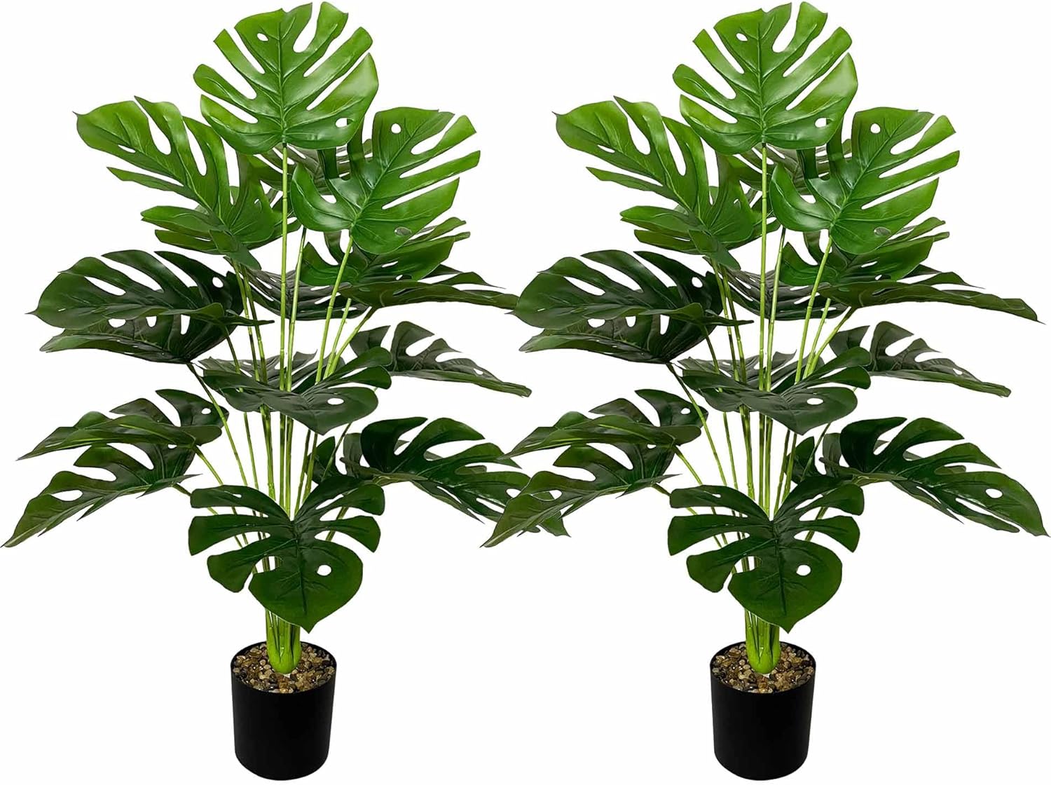 Amazon.com: Rozwkeo Artificial Plants in Pots Large Fake Tree Floor ...