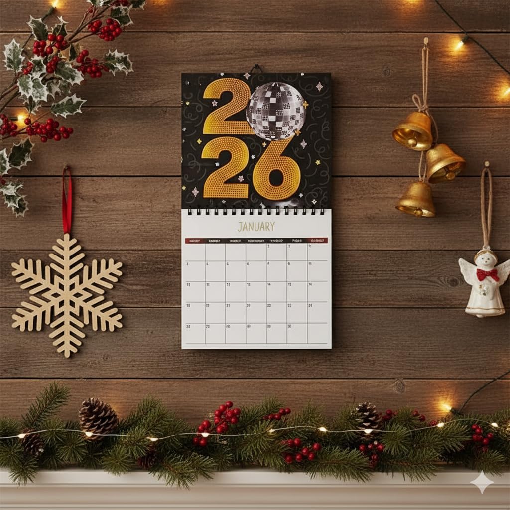 Snapklik.com : Diamond Art Calendar 2026 Free-Style DIY Diamond ...