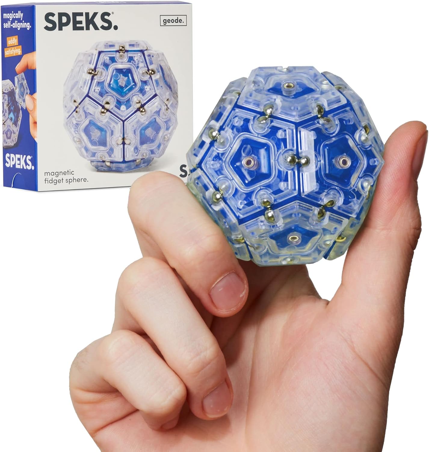 Amazon.com: Speks Geode Magnetic Fidget Toy | Sensory Desk Toy for ...