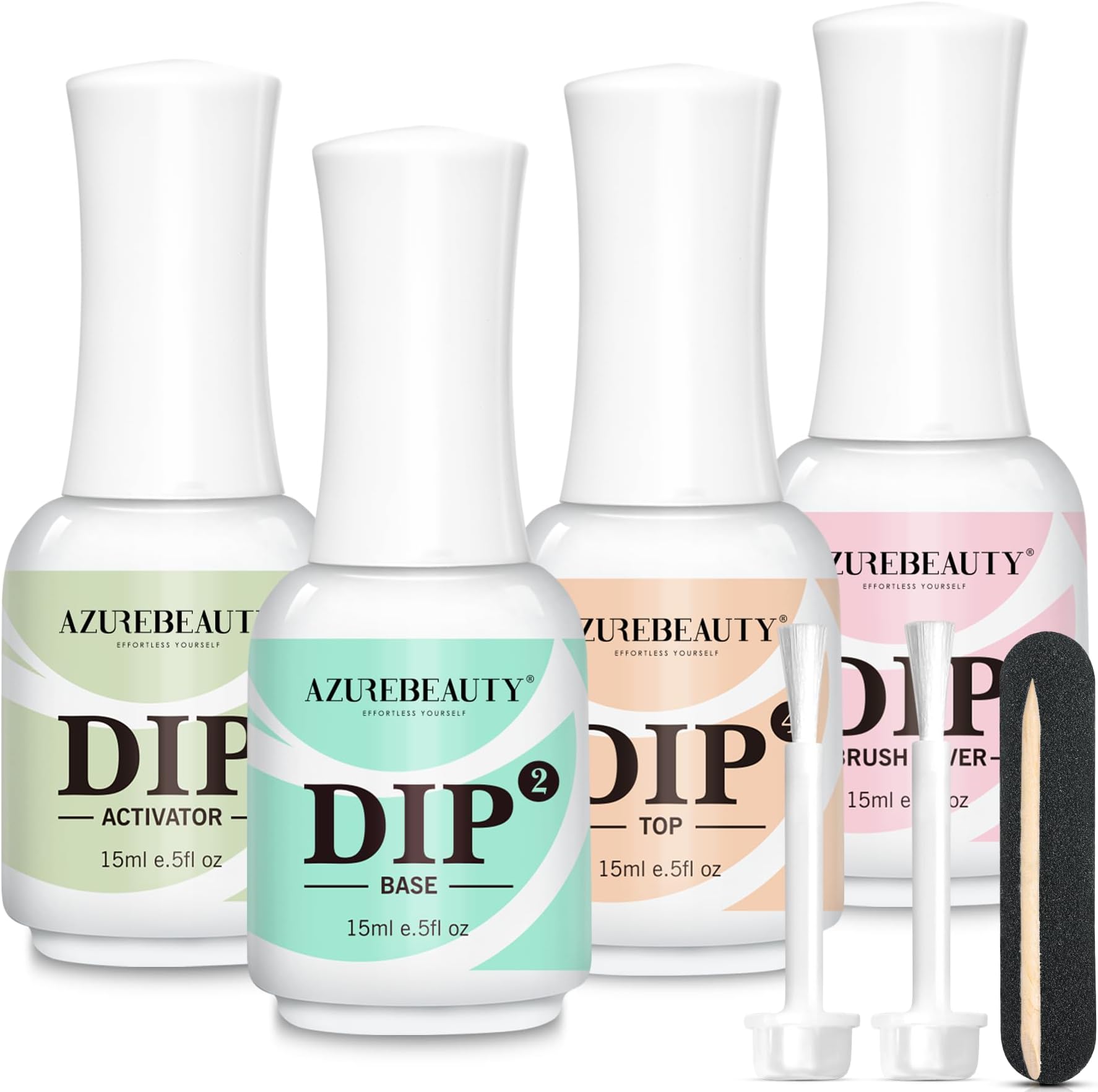 Amazon.com: AZUREBEAUTY Color Changing Dip Powder Nail Kit Starter ...