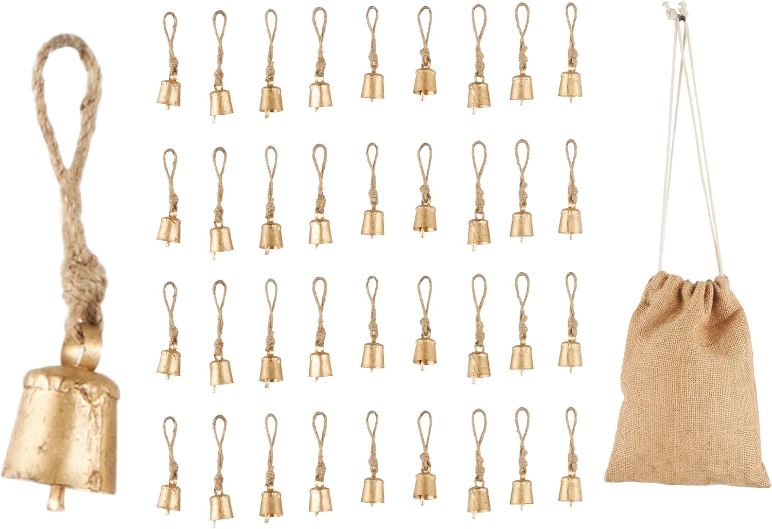 Amazon.com: Deco 79 Metal Bell Indoor Outdoor Decorative Bells Tibetan ...