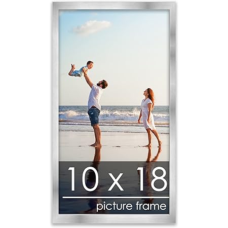 Amazon.com - Poster Palooza 10x18 Contemporary White Wood Picture Frame ...
