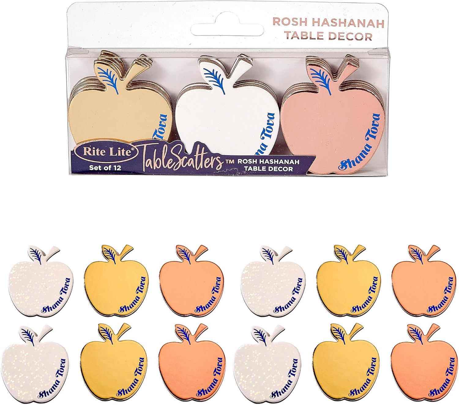 Amazon.com: Rite Lite Shana Tova Table Scatters Rosh Hashanah ...