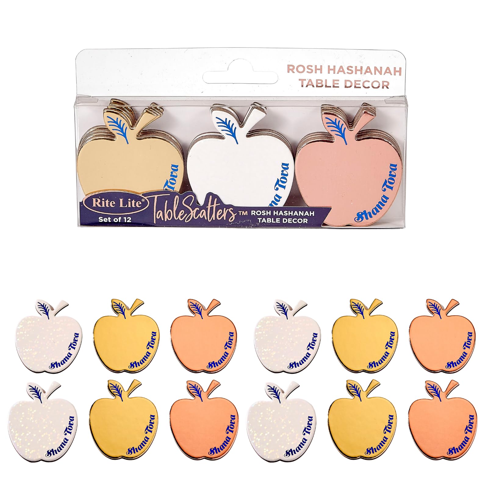 Amazon.com: Rite Lite Shana Tova Table Scatters Rosh Hashanah ...