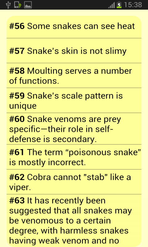 Amazing Snake Facts - App on Amazon Appstore