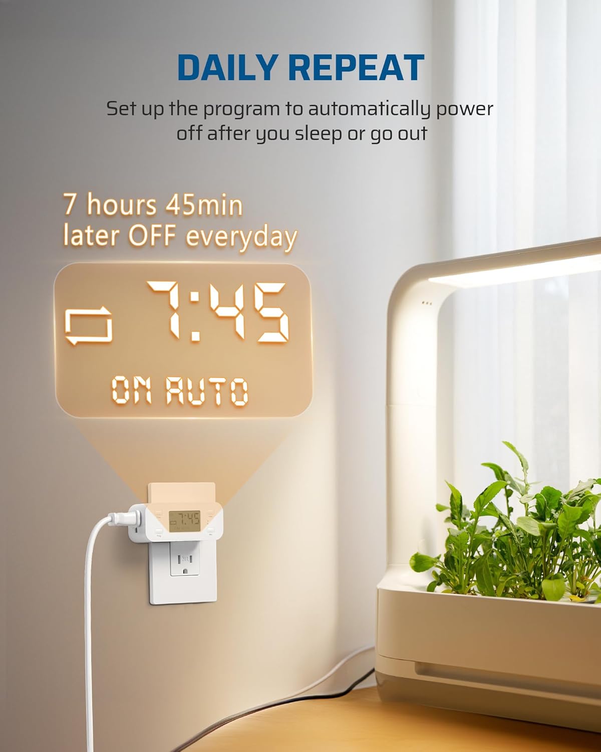 DEWENWILS Indoor Countdown Timer Outlet Instruction Manual
