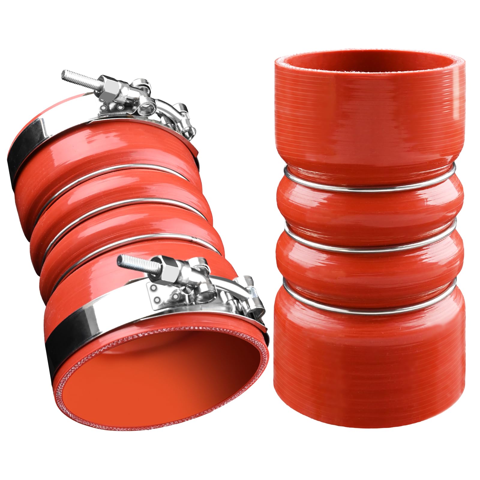 Amazon.com: Silicone Charge Intercooler Hoses Heavy Duty 3" X 6 ...