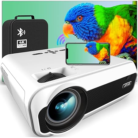 Amazon.com: Projector with 5G WiFi and Bluetooth JIFAR 560 ANSI 16000L ...