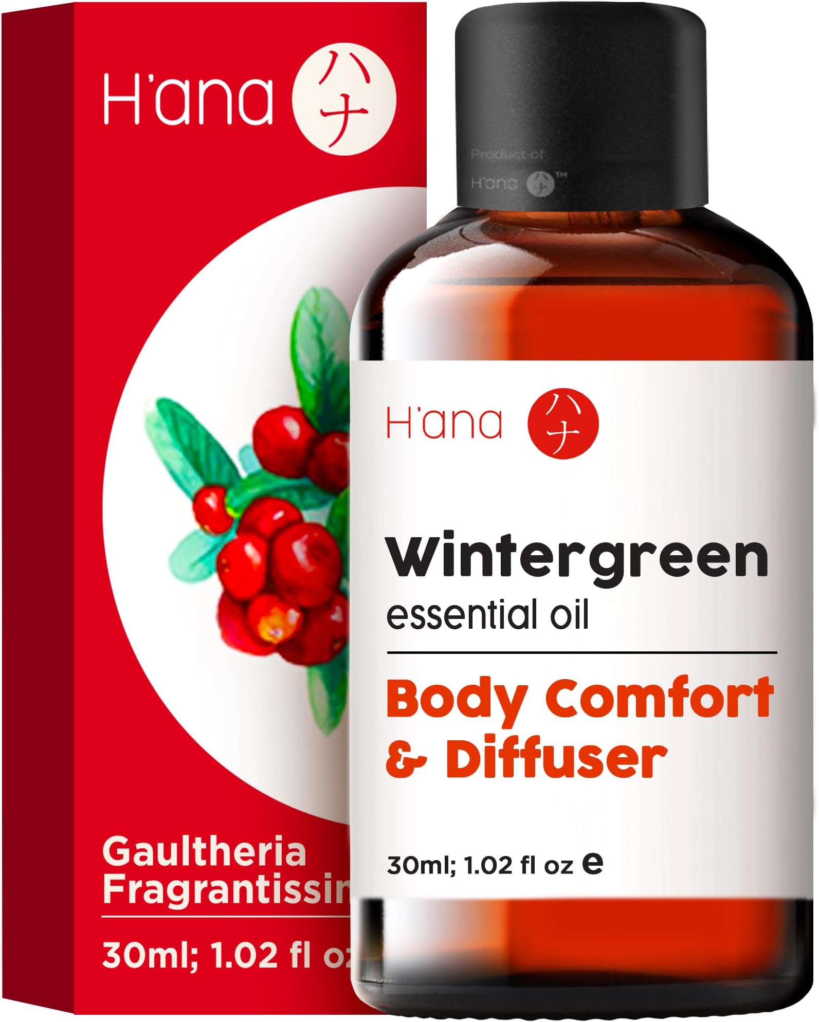 Amazon.com: H’ana Wintergreen Essential Oil - 100% Pure and Natural ...
