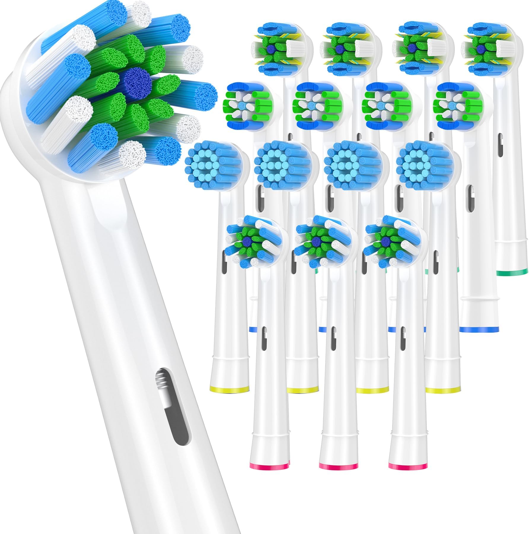 Amazon.com : Replacement Brush Heads for Oral B, 16 Pcs Toothbrush ...