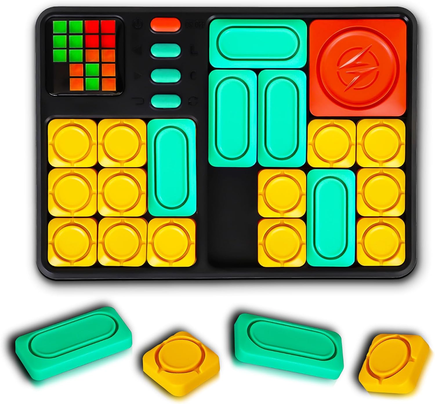 HEA Super Slide Puzzle Game, Portable Electronic Games for Kids Teens ...