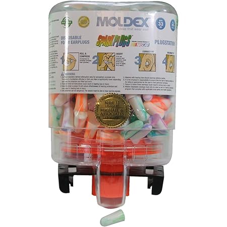 Amazon.com: Moldex 6644 SparkPlugs PlugStation Dispenser, Cordless ...