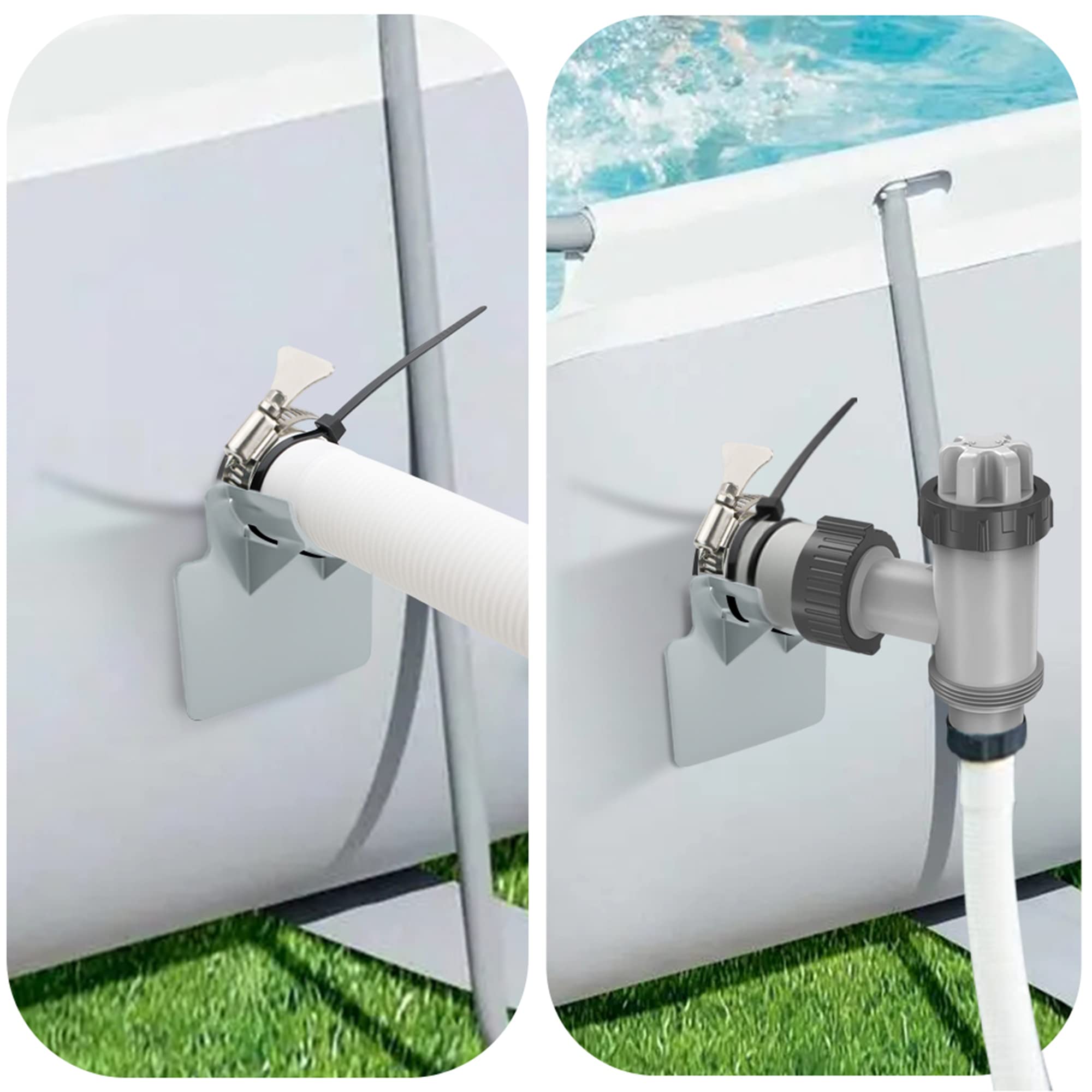 Snapklik.com : Magoog Swimming Pool Pipe Holders 3 PCS, Fits 15(MAX ...