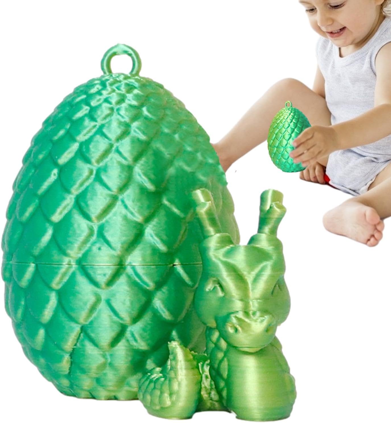 Amazon.com: 3D Printed Dragon - Articulated Dragon Crystal | Flexible ...