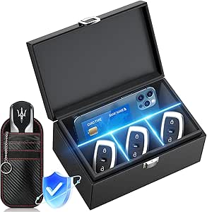 Amazon.com: Coorattyes Faraday Box for car keys,Faraday Cage for ...