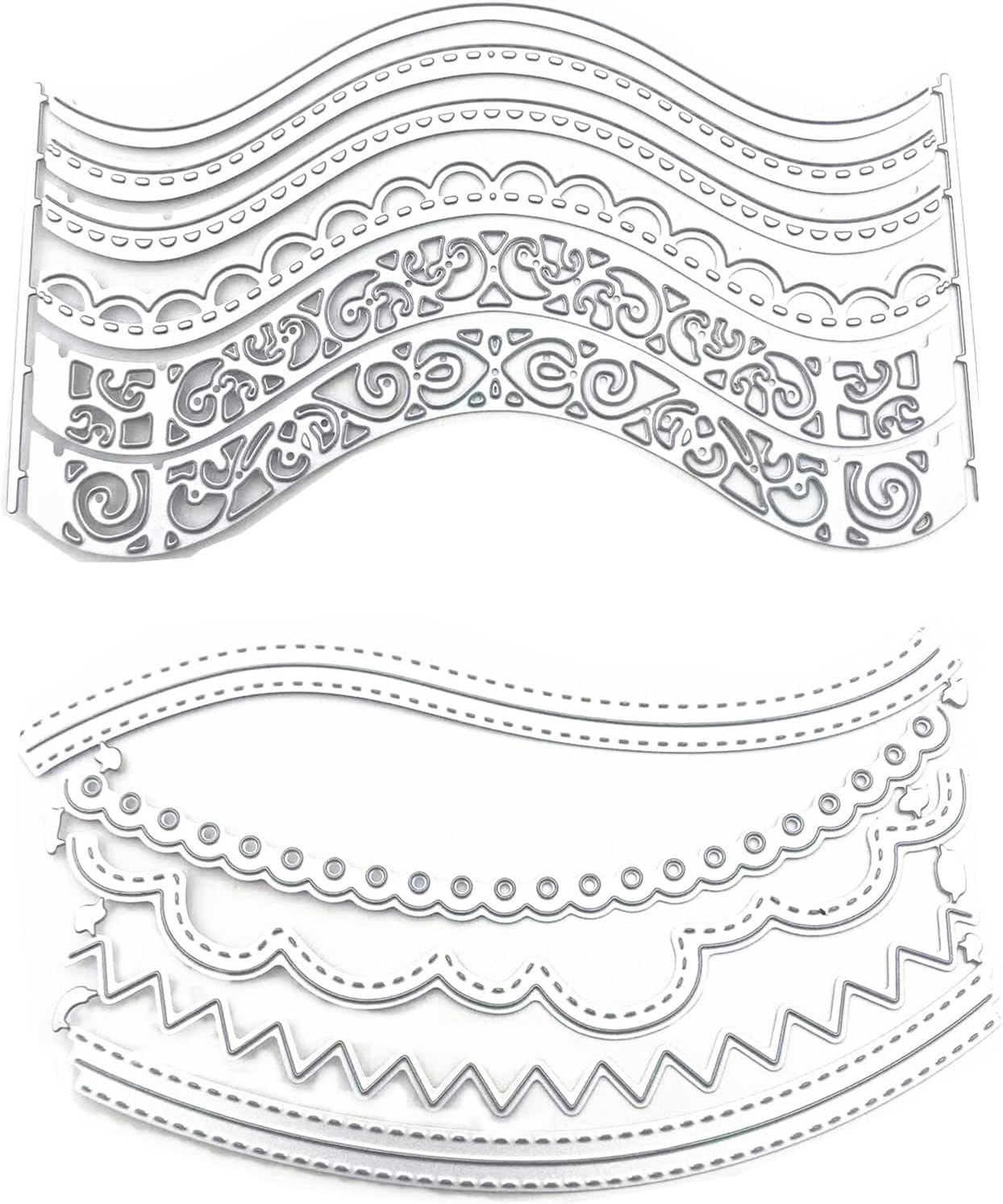Amazon.com : Lace Edge Die Cut for Card Making, Lace Border Metal ...