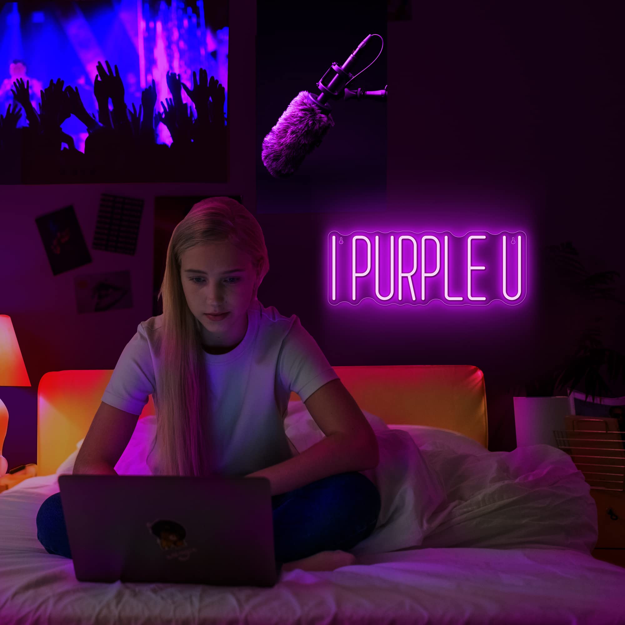 Snapklik.com : Lumoonosity BTS I Purple You Neon Sign - K-pop BTS Army ...