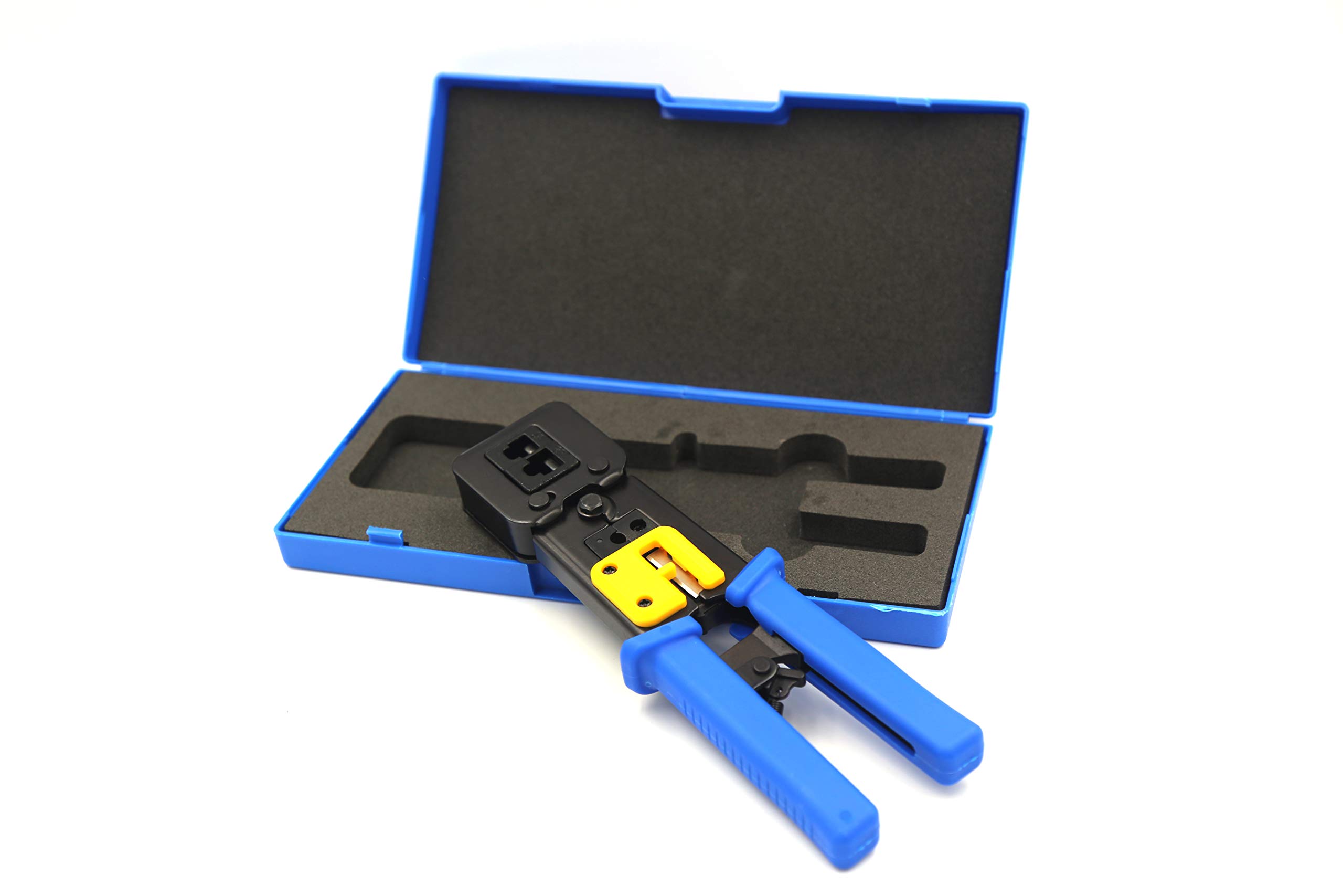Ez Rj45 Crimp Tool For Cat 5 / Cat 6 | Ez Pass- Through Connectors For ...