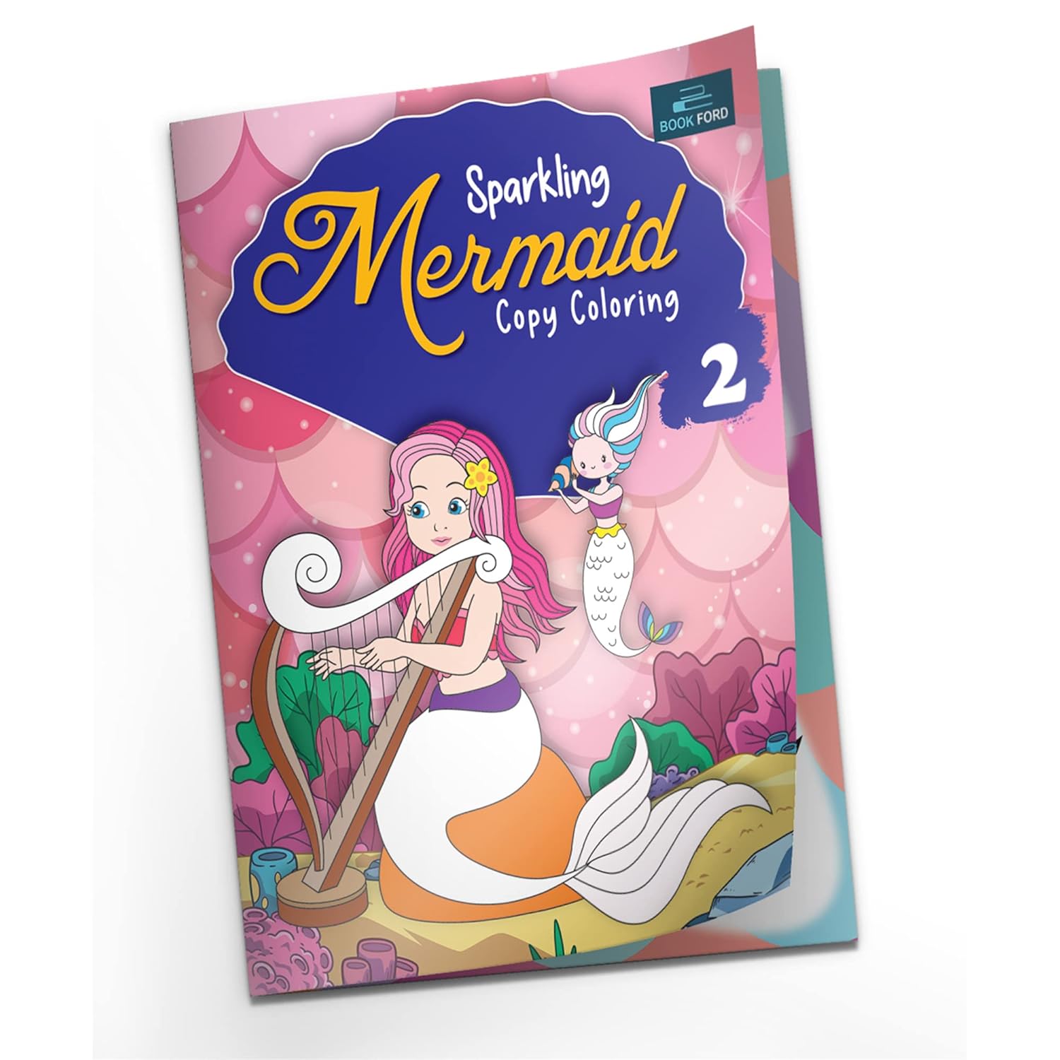Sparkling Mermaid Copy Coloring Book - Part 2 For Kids | kids books ...