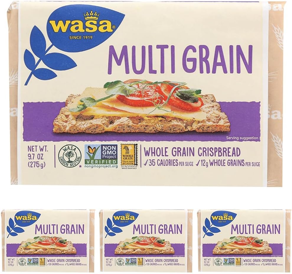 Amazon.com : Wasa Multigrain Crispbread, 9.7 oz (Pack of 4 ...