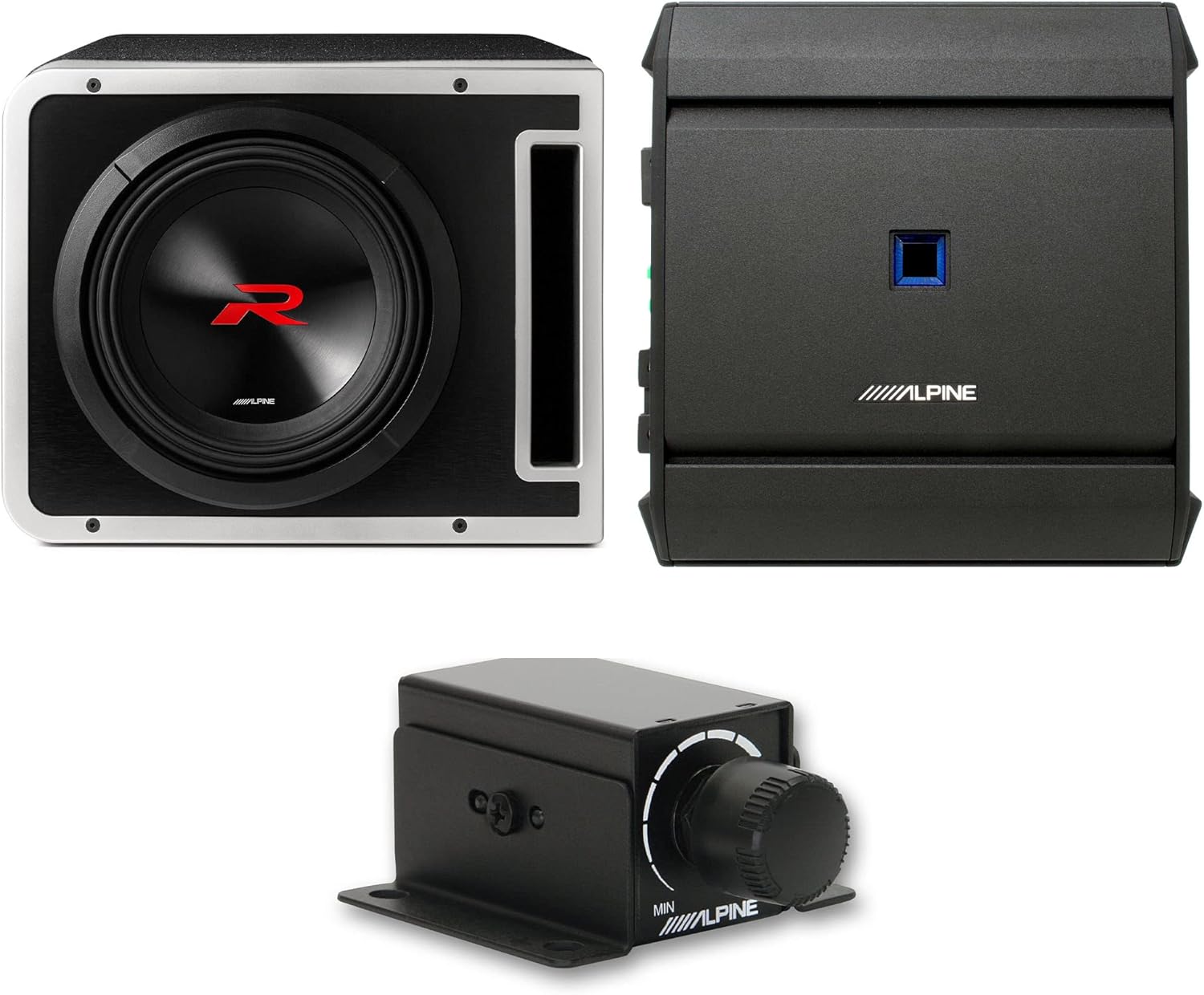 Amazon.com: Alpine R2-SB10V-BNDL 10" Type-R Halo Loaded Enclosure with ...