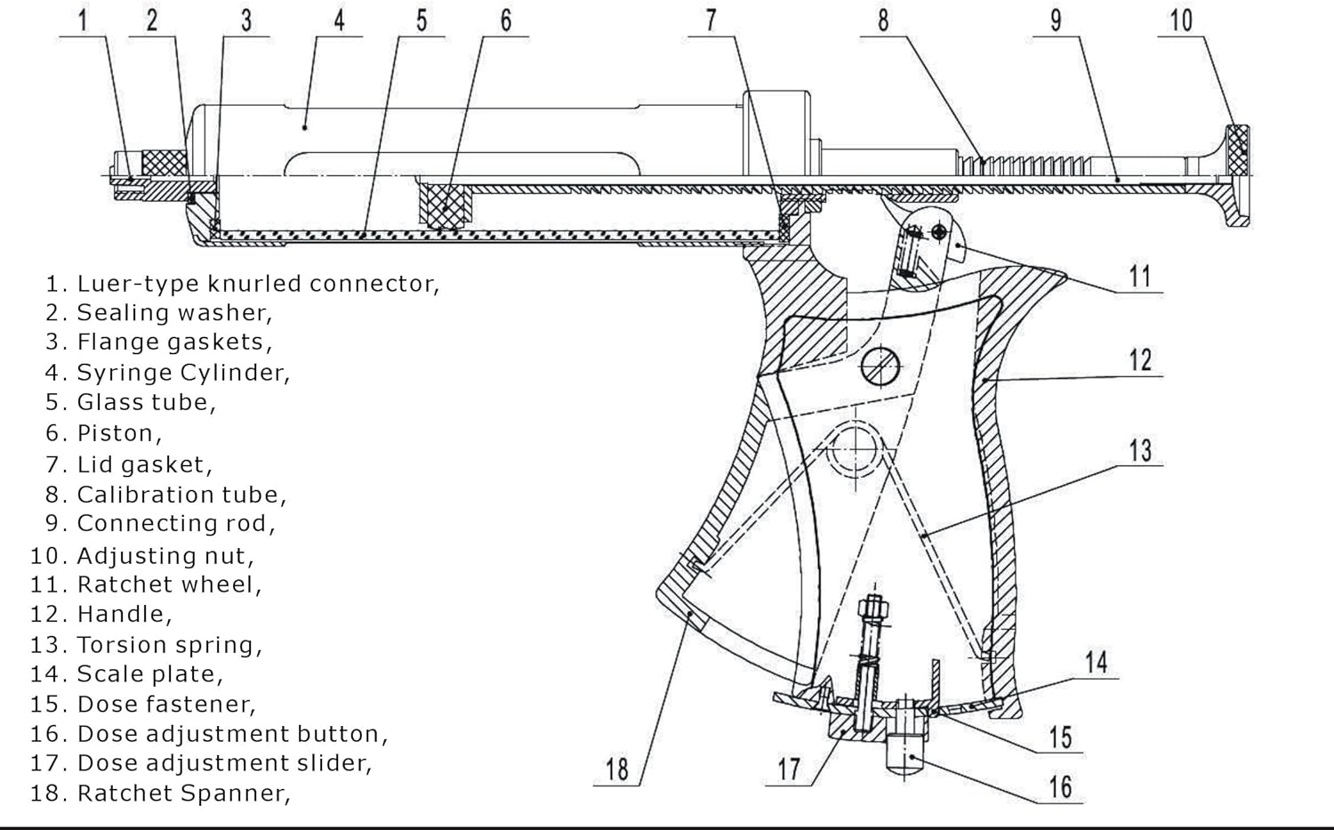 SWANSOFT Livestock Injection Gun 50ml, Brass Animal Philippines | Ubuy