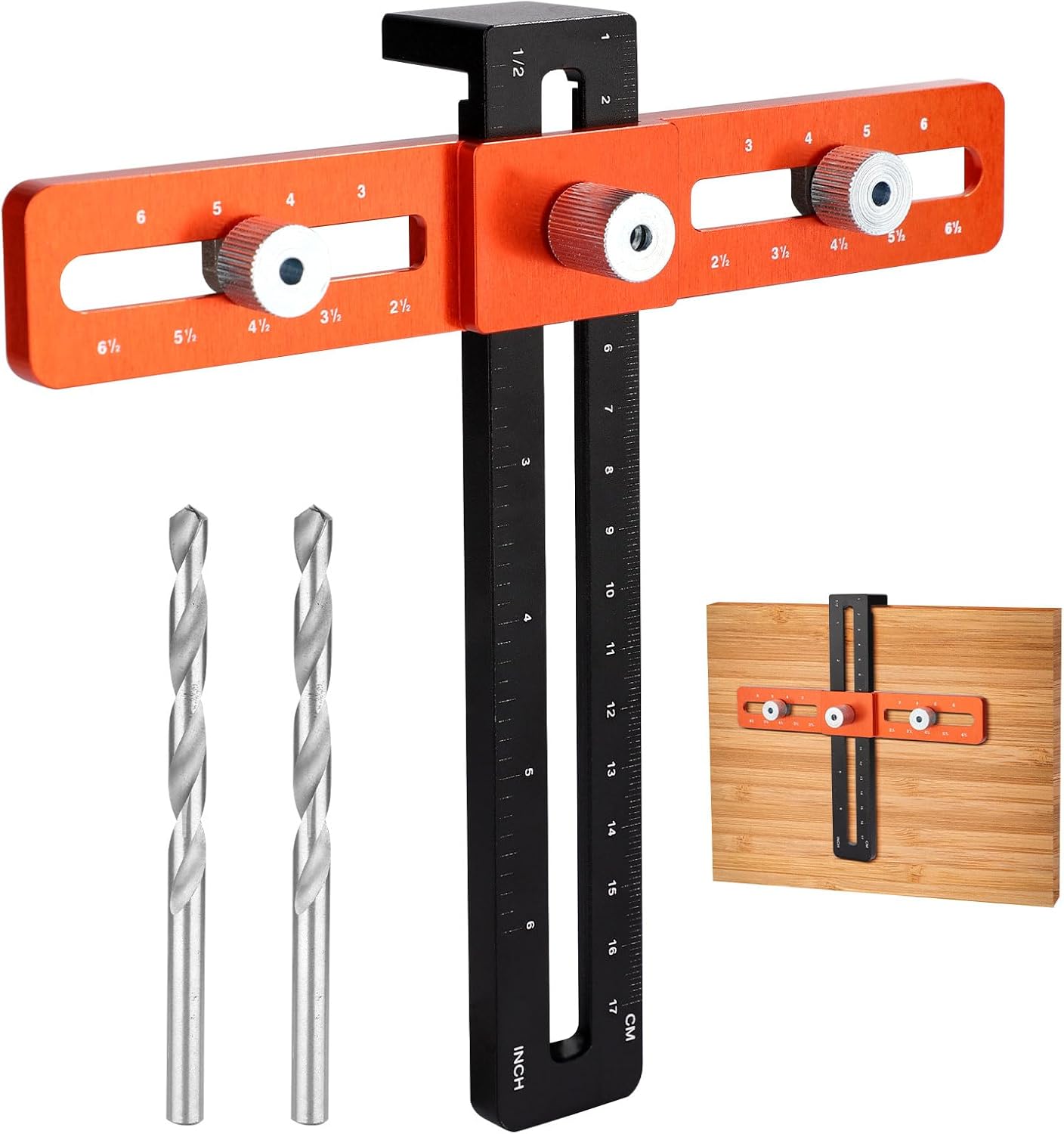 Hardware Jig with Replaceable Rotors, Adjustable Cabinet Handle Jig ...