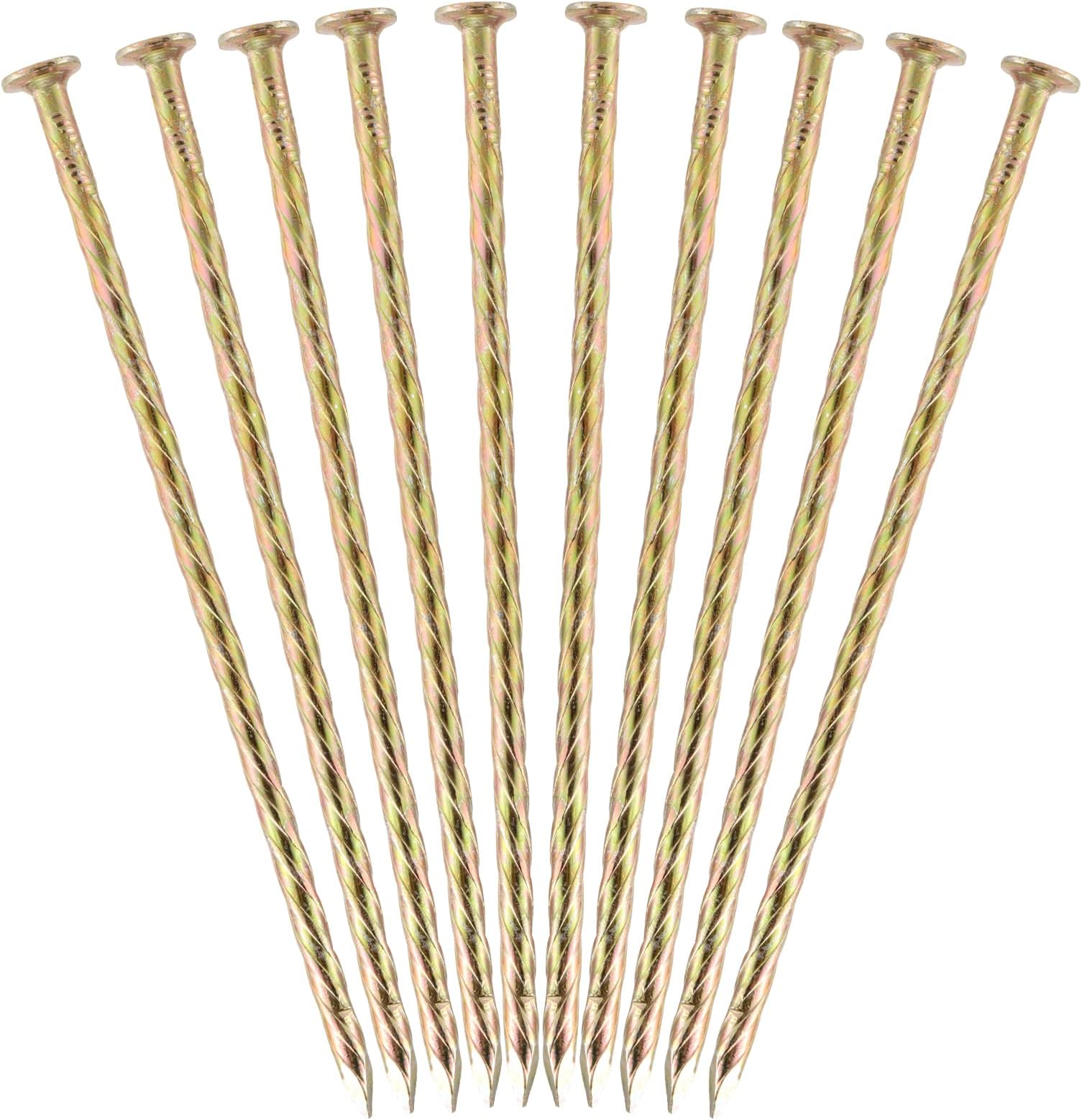 Amazon.com : 10-Pack Round Metal Landscape & Paver Edging Anchoring ...