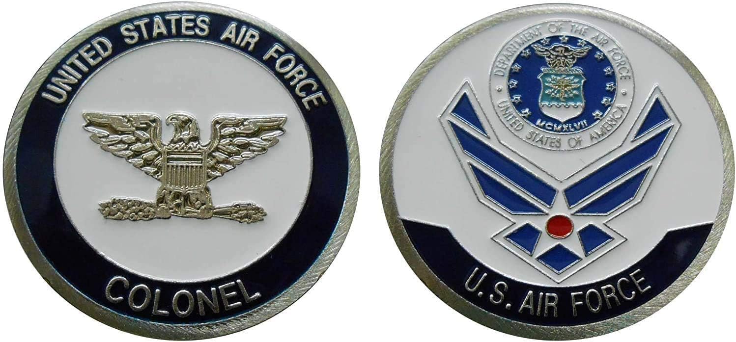 Amazon.com: Air Force Officer Ranks - Colonel “O - 6” Collectible ...