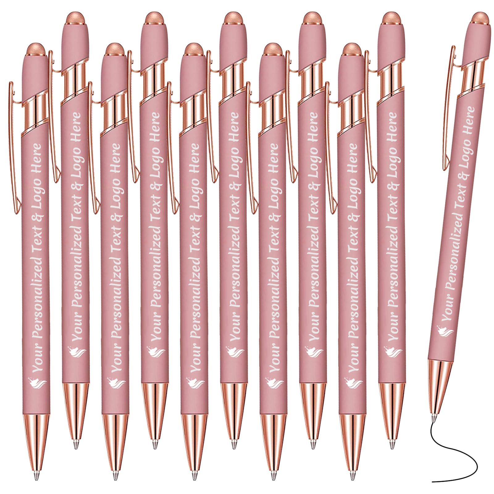 Amazon.com : STREADVE Personalized Custom Pens 10 Engraved Writing Pen ...