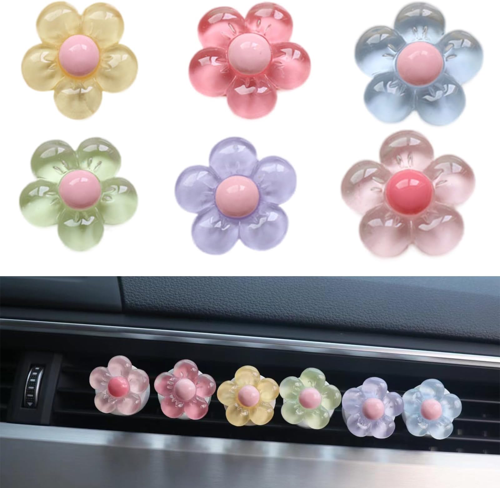 Amazon.com: Cloud Air Vent Clips - 4 Pcs Cute Car Air Fresheners ...