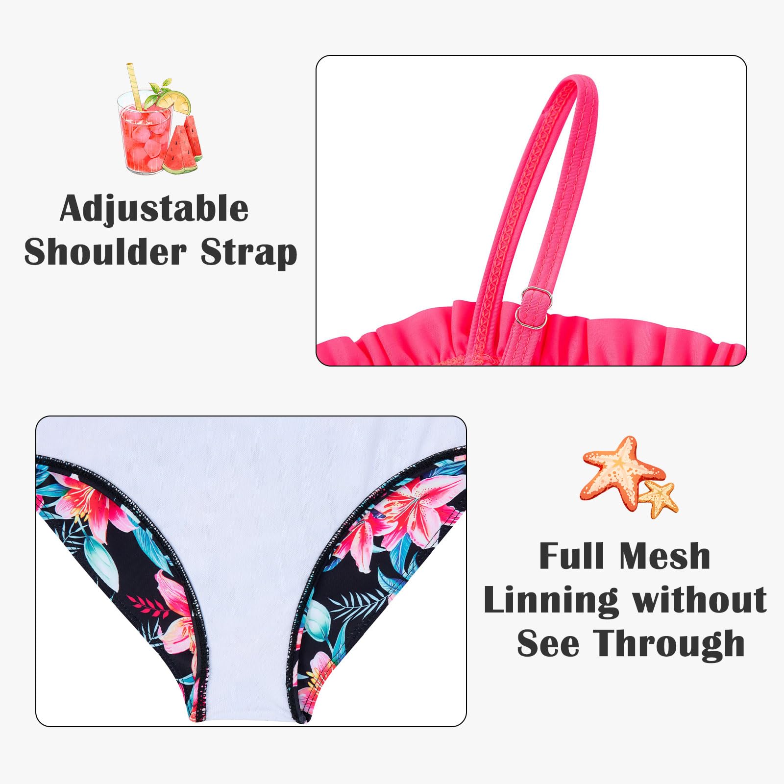 Snapklik.com : Bikini Swimwear For Girls Kids Summer Hawaiian Bathing ...