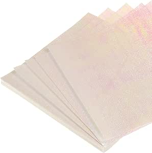 Amazon.com : MECCANIXITY 50 Sheet Glitter Origami Paper 4x4 Inch Shiny ...
