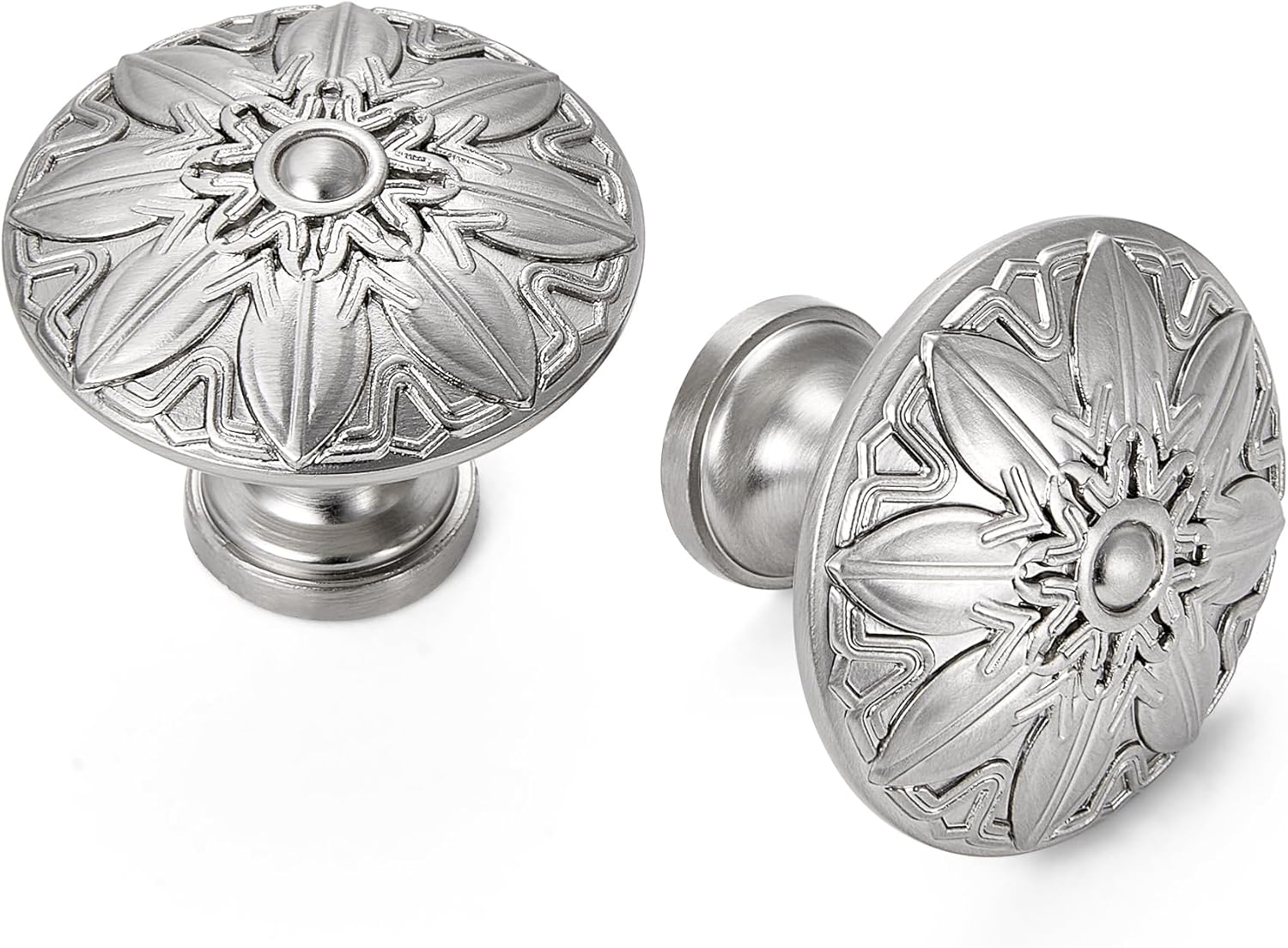 Amazon.com: YCSJ Round Cabinet Pulls- 20 Pack / 1.25 Inch(32mm), Brushed Nickel Drawer Knobs ...